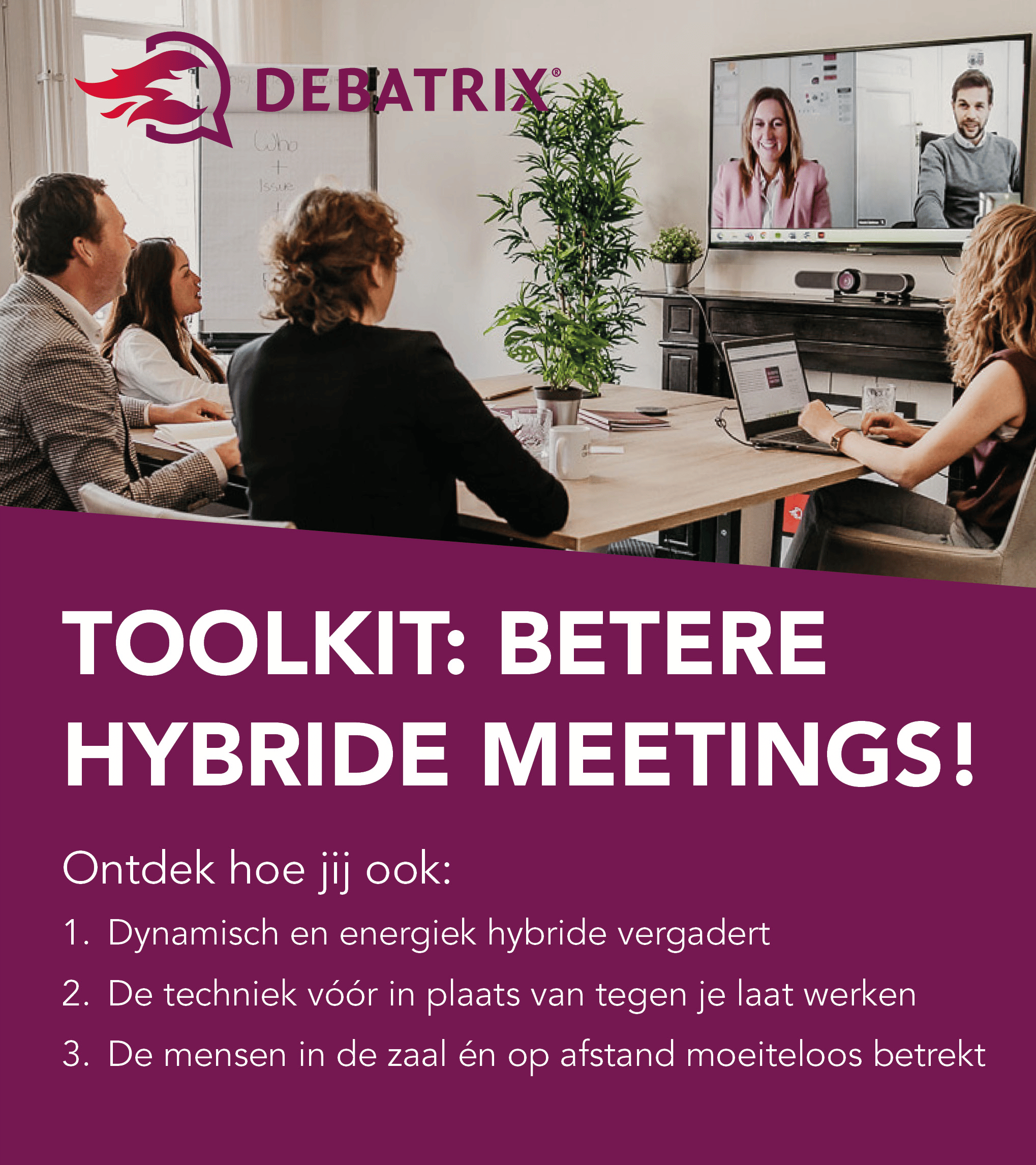 Betere hybride meetings met onze nieuwe toolkit