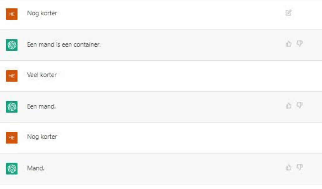 Lang van stof? 'MAND!' Of is korter niet het antwoord? - Debatrix